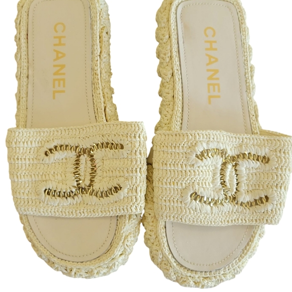 CHANEL | Shoes | Chanel Slides | Poshmark